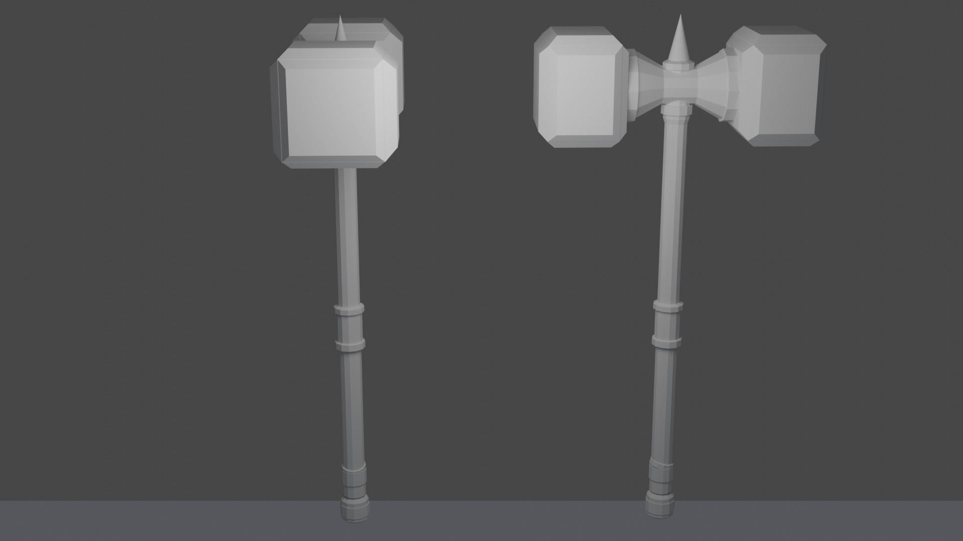 Battle Hammer free VR / AR / low-poly 3D model | CGTrader