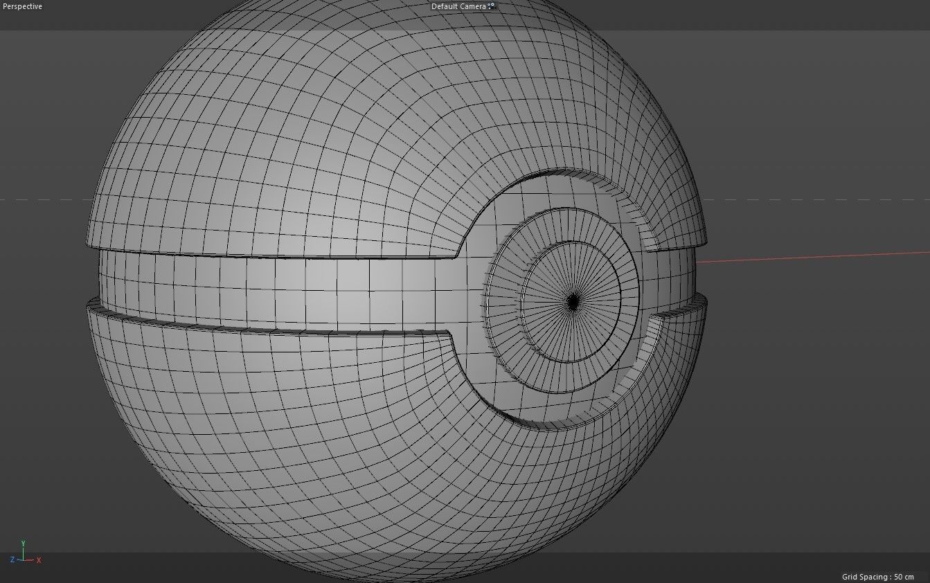 3D model Pokeball 3D model 4k Texture VR / AR / low-poly | CGTrader