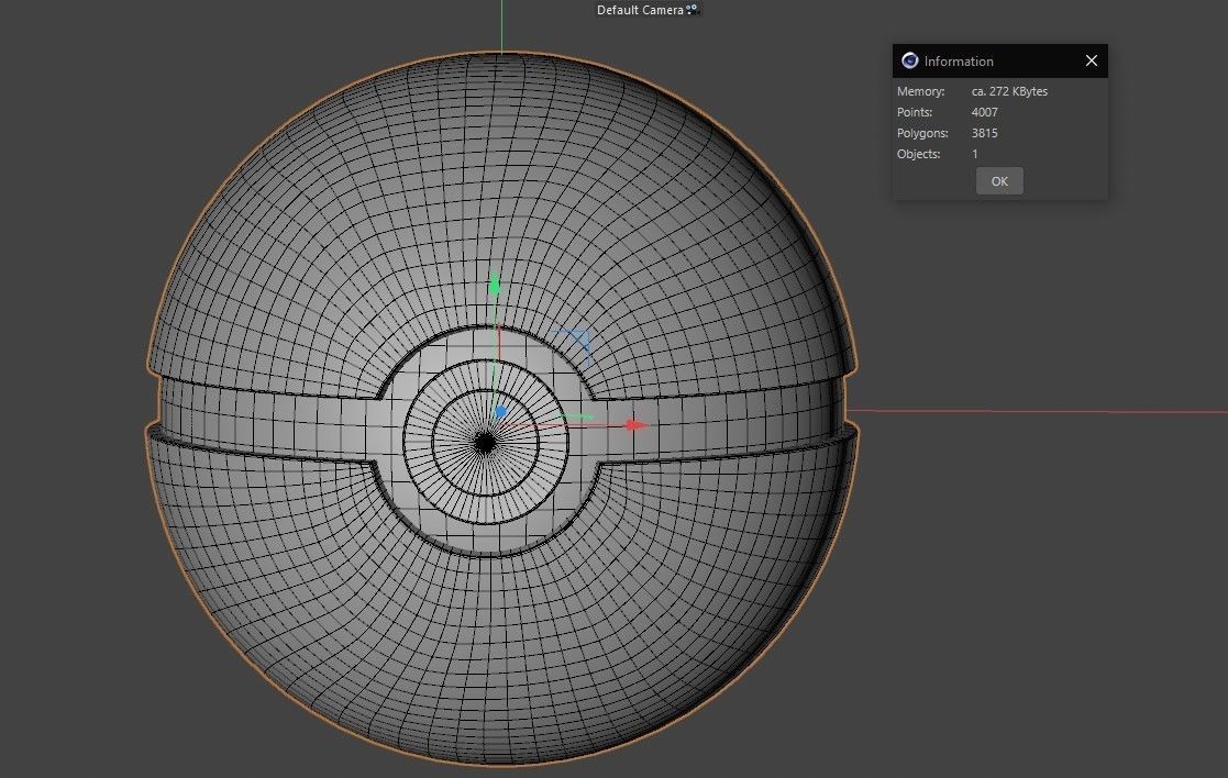 3D model Pokeball 3D model 4k Texture VR / AR / low-poly | CGTrader