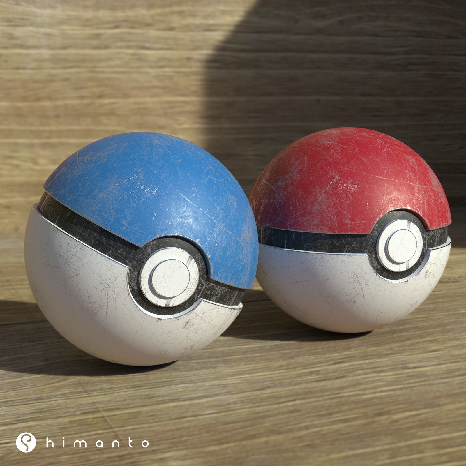 3D model Pokeball 3D model 4k Texture VR / AR / low-poly | CGTrader
