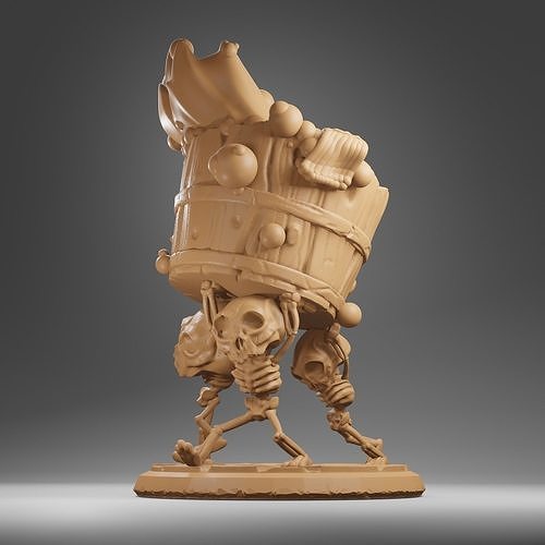 Skeleton Cleaning Crew 3D model 3D printable | CGTrader