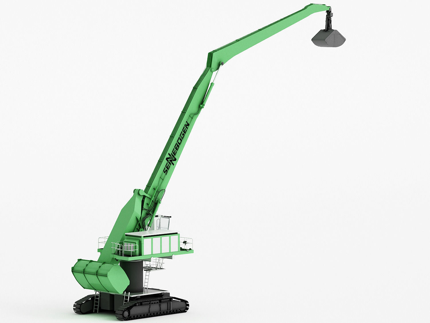 3D model SENNEBOGEN 880 EQ Crawler VR / AR / low-poly | CGTrader