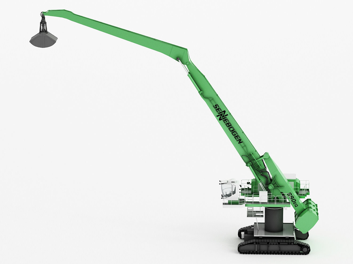 3D model SENNEBOGEN 880 EQ Crawler VR / AR / low-poly | CGTrader