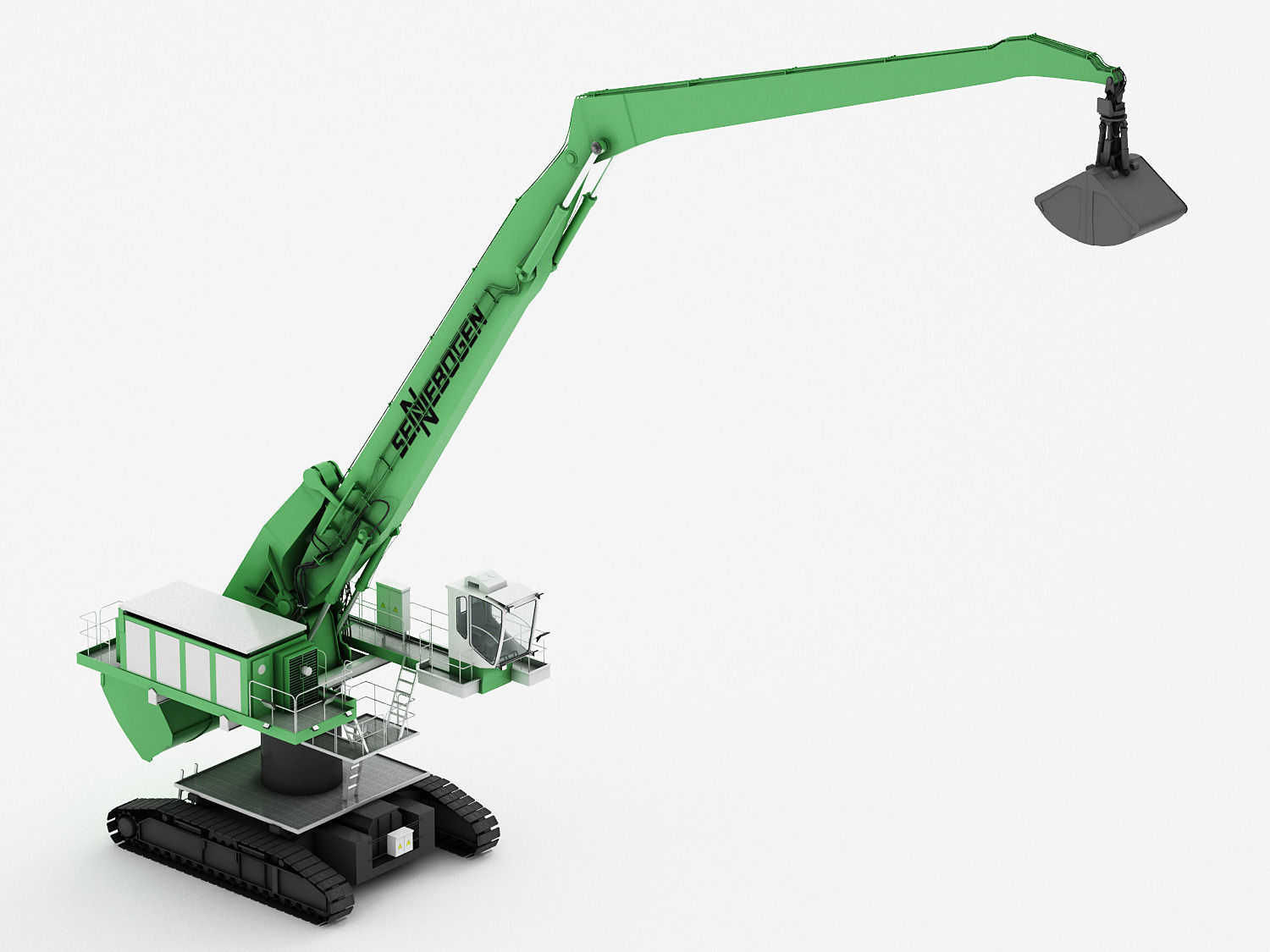 3D model SENNEBOGEN 880 EQ Crawler VR / AR / low-poly | CGTrader