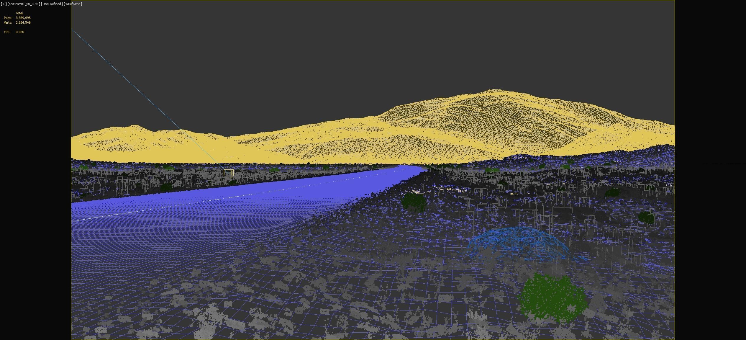 Field road production 3D model | CGTrader