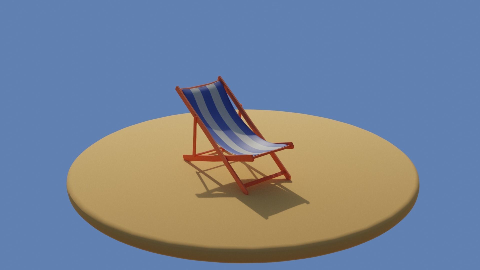 Low Poly Beach Scene free 3D model | CGTrader
