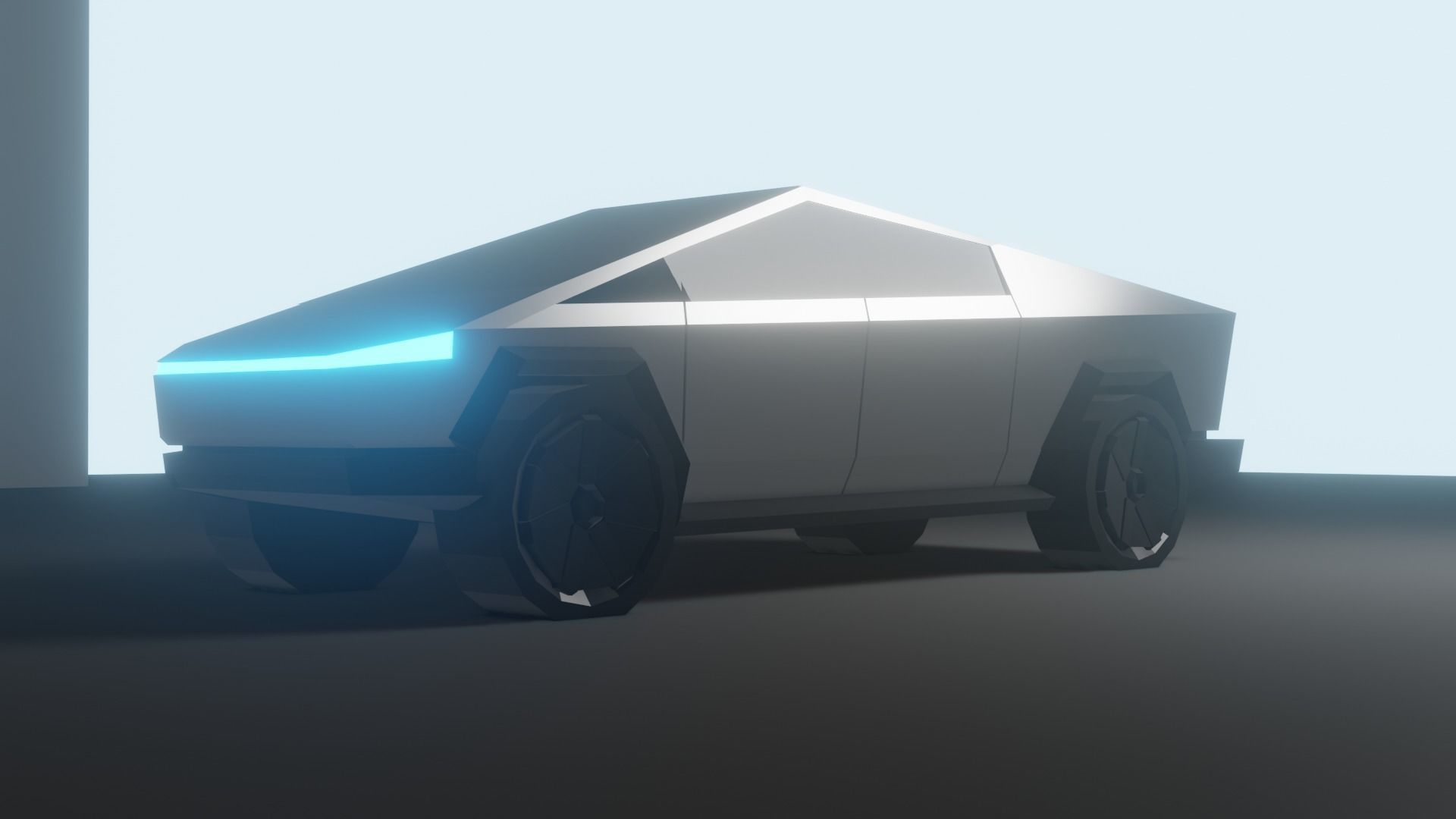 3D model Cybertruck VR / AR / low-poly | CGTrader