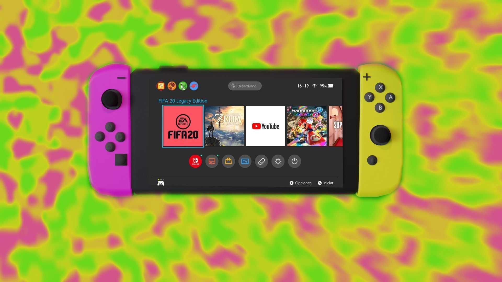 Nintendo Switch doc and a monitor free VR / AR / low-poly 3D model ...