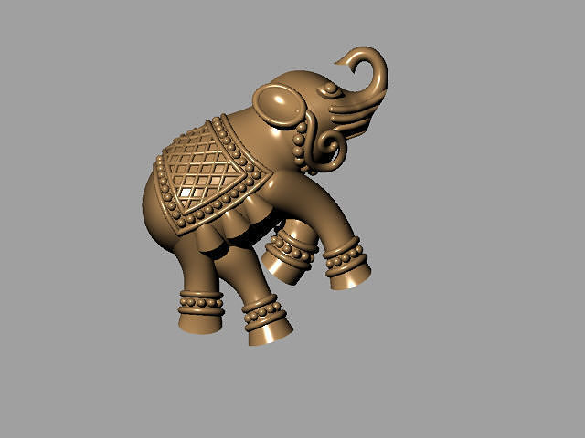 elephant hati 3D model 3D printable | CGTrader