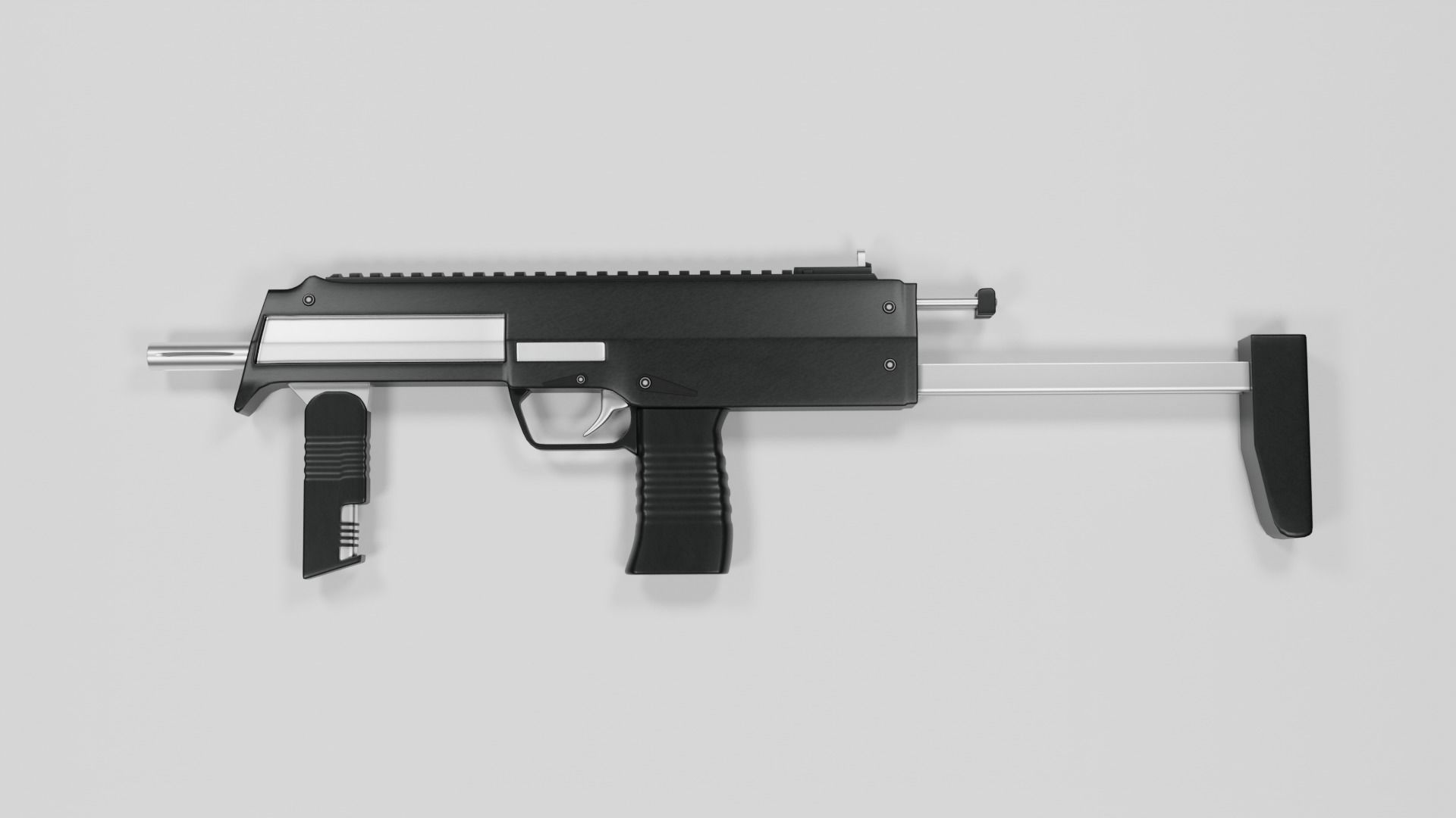 Submachine gun Model free 3D model | CGTrader