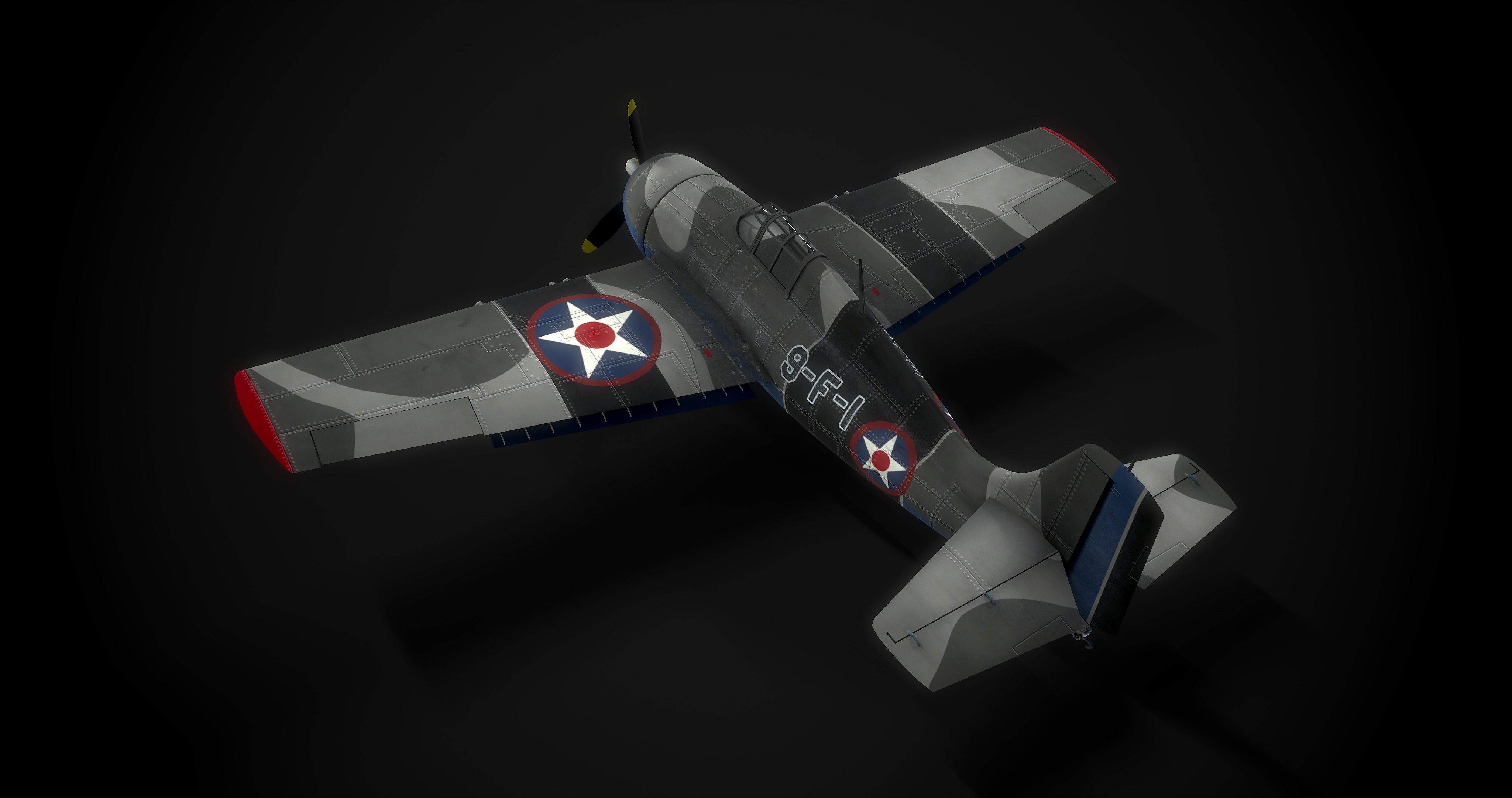 WW2 Grumman F4F Wildcat 3D model | CGTrader