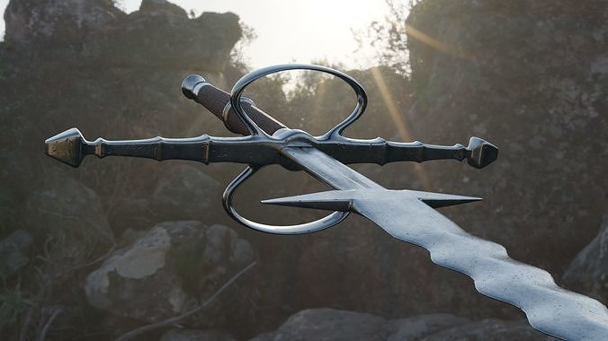 Flamberge Rapier
