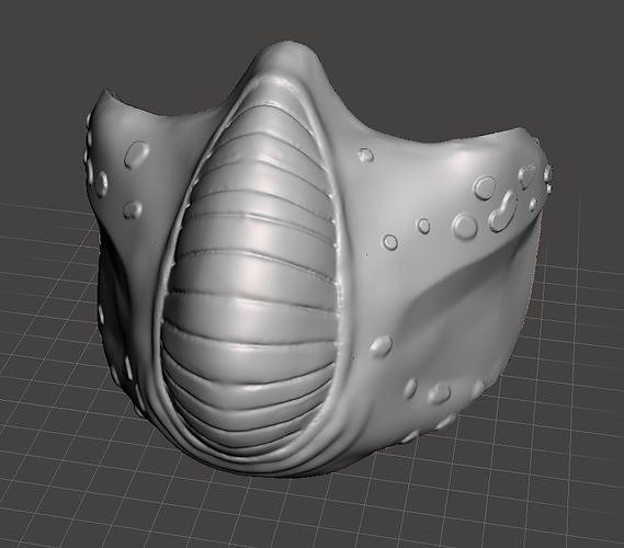 cell face mask 3D model 3D printable | CGTrader