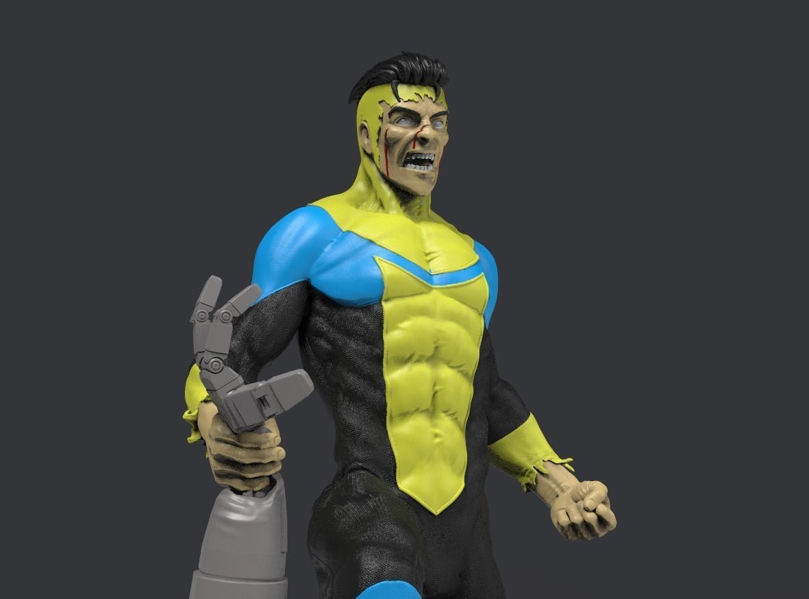Ivincible vs Reanimatron Statue 3D model 3D printable | CGTrader