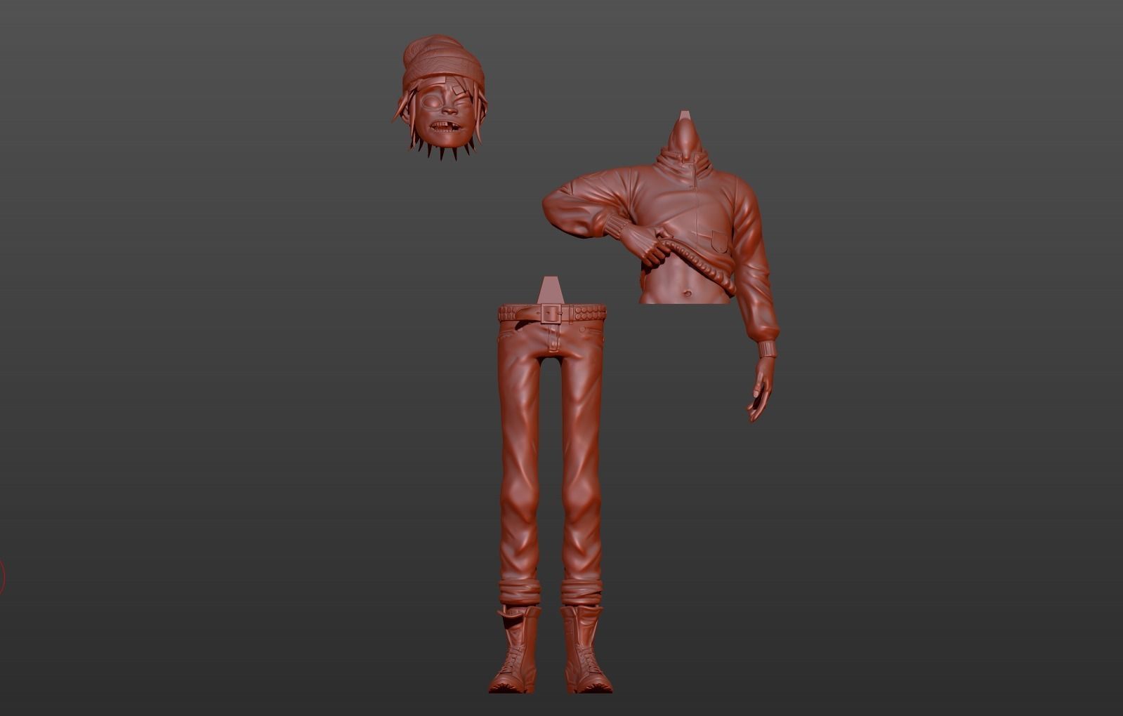 Gorillaz - 2D 3D model 3D printable | CGTrader