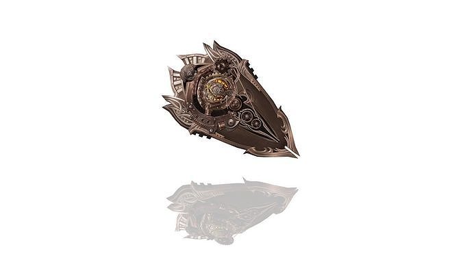 Steampunk Shield 3D model | CGTrader