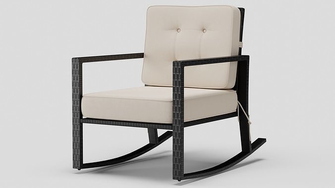 3D model Rocking chair VR / AR / low-poly | CGTrader