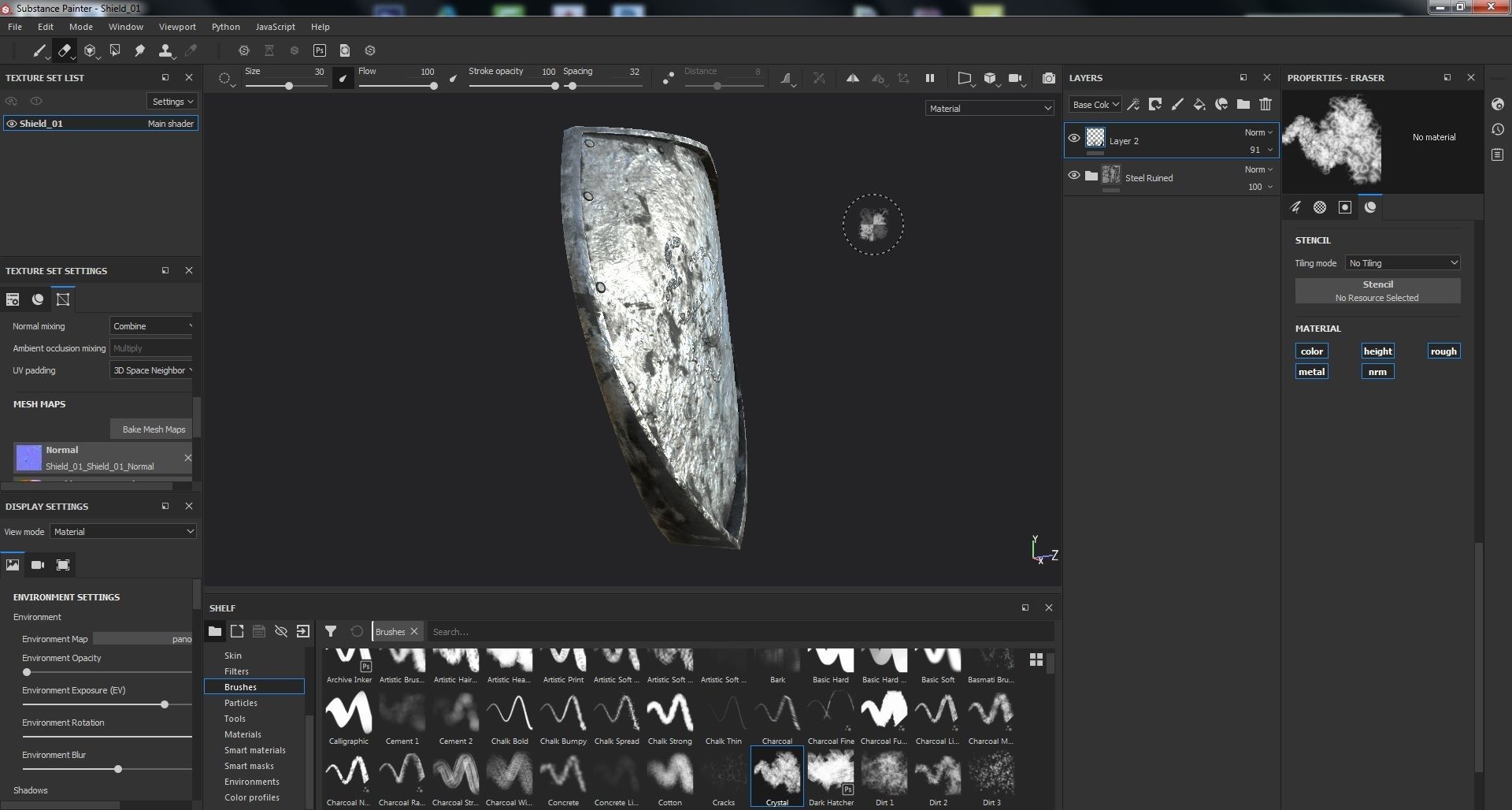 Shield 01 free VR / AR / low-poly 3D model | CGTrader