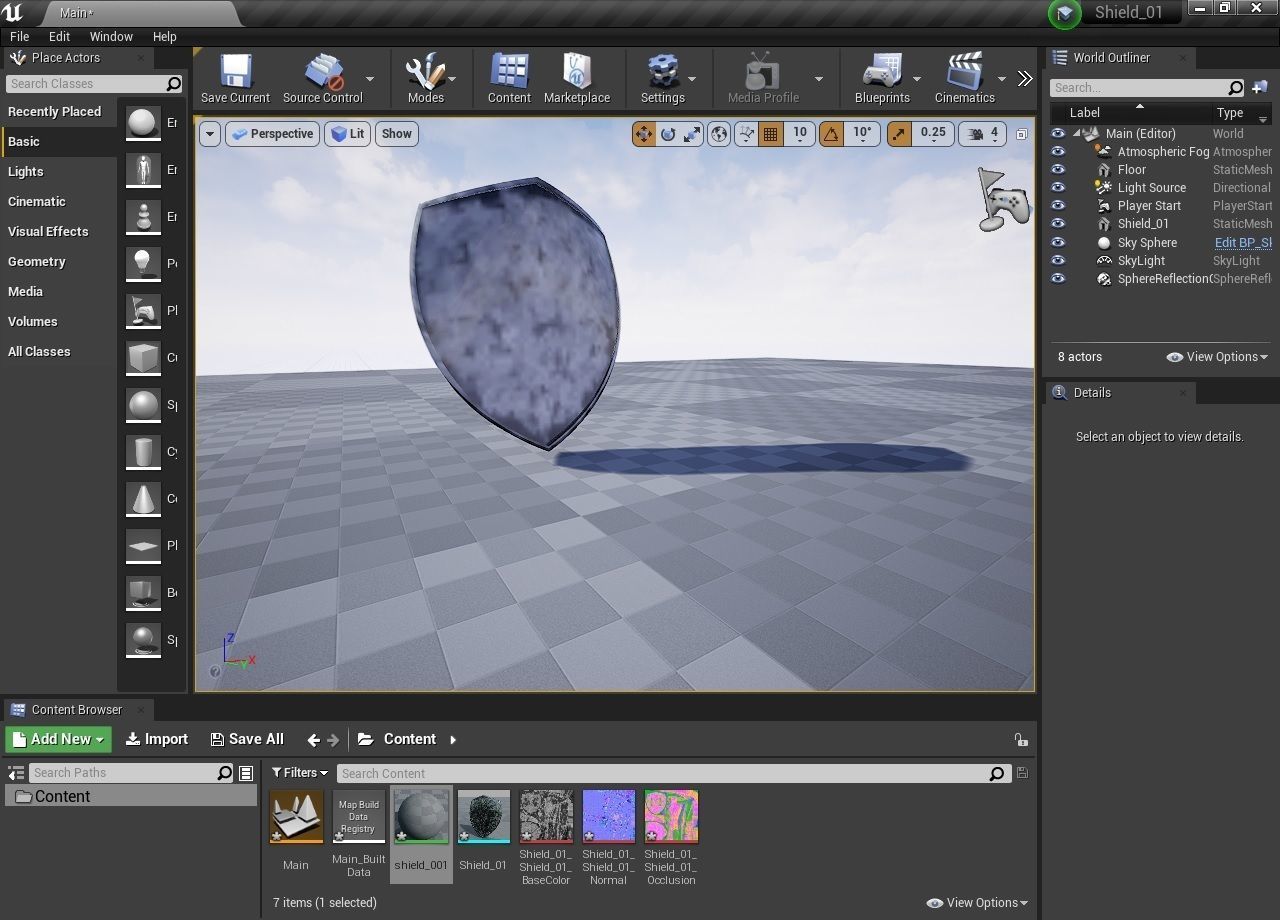 Shield 01 free VR / AR / low-poly 3D model | CGTrader