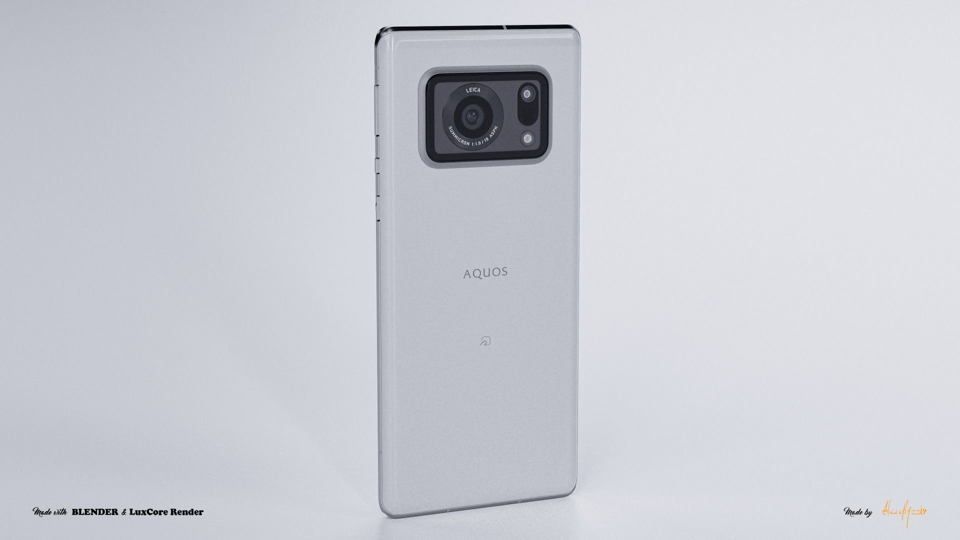 SHARP AQUOS R6 3D model | CGTrader