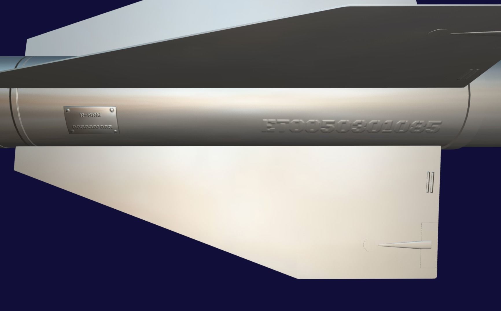 3D model R8RM Missile VR / AR / low-poly | CGTrader