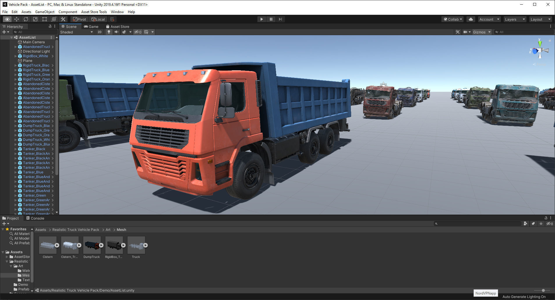 3D model Truck Vehicle Pack Unity VR / AR / low-poly | CGTrader