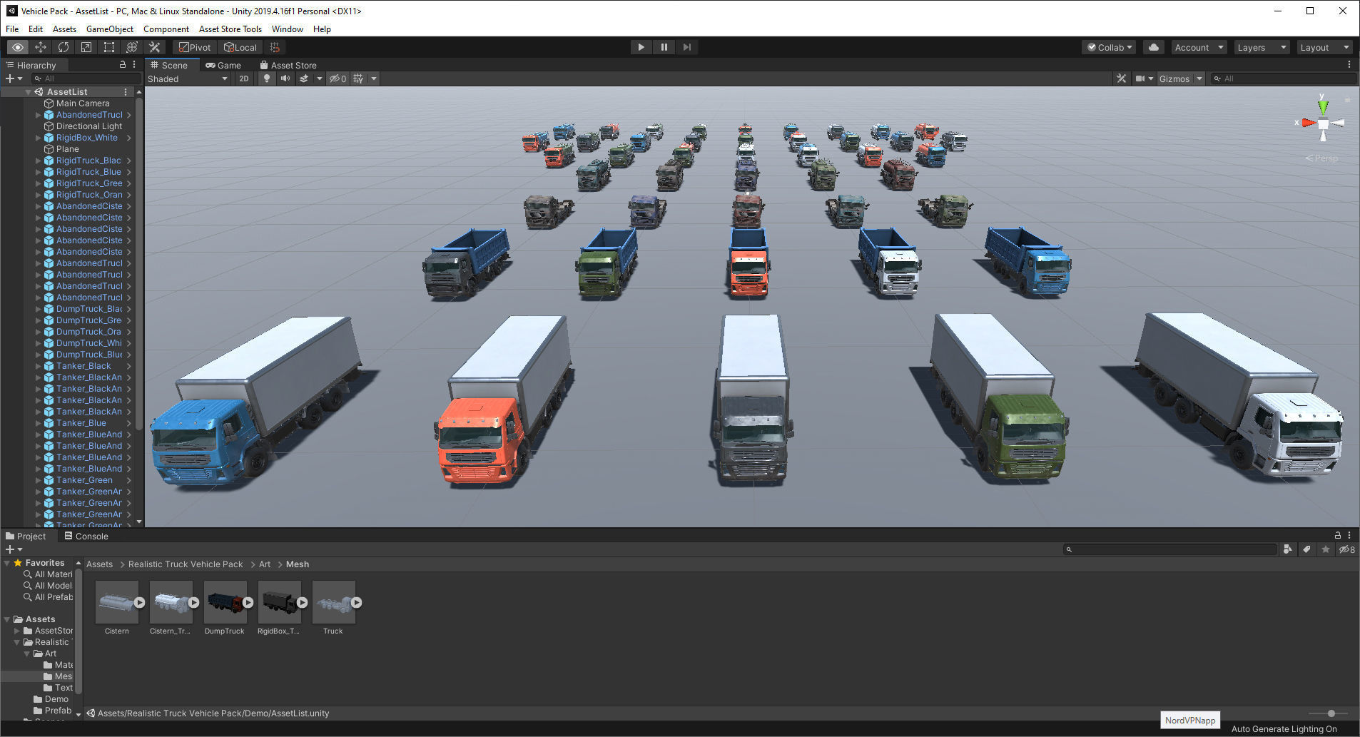 3D model Truck Vehicle Pack Unity VR / AR / low-poly | CGTrader