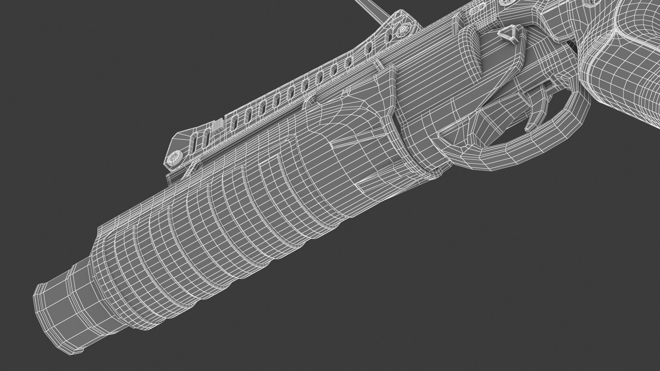 Beretta GLX 160 Grenade Launcher 3D model | CGTrader