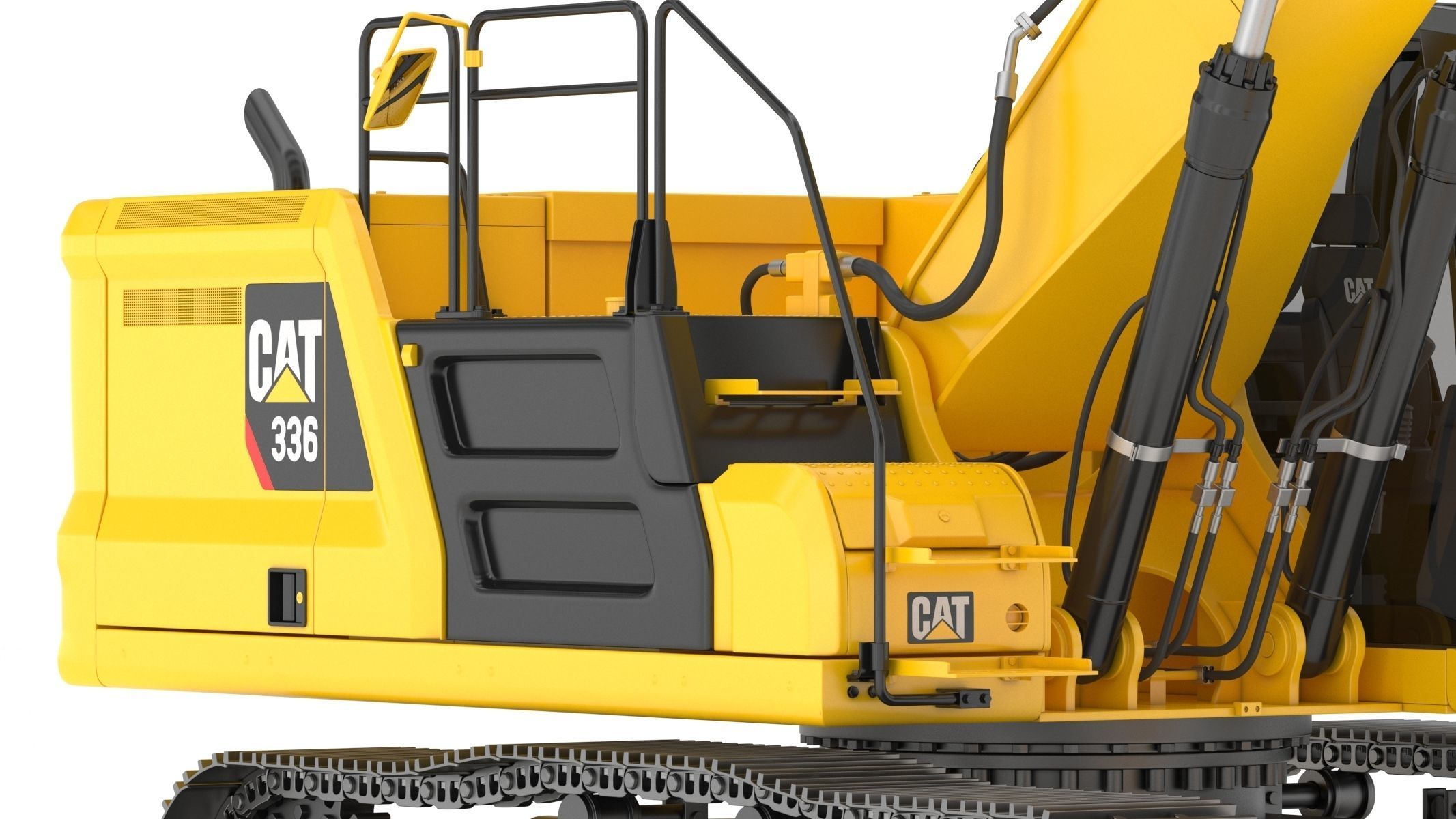 Cat 336 Excavator 3D model | CGTrader