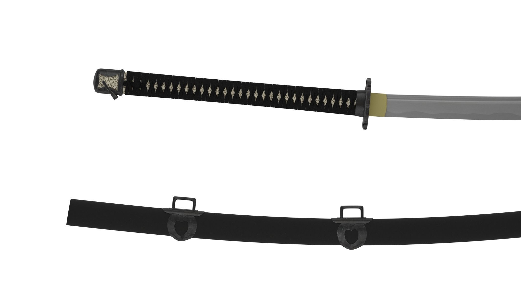 Long Odachi Sword 3D model | CGTrader