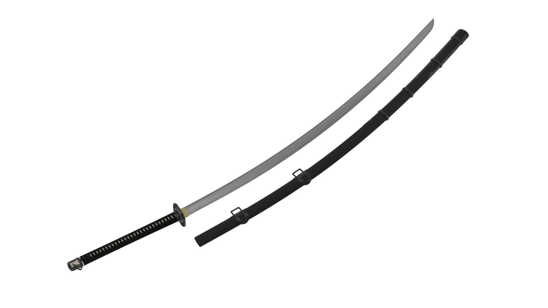 Long Odachi Sword 3D model | CGTrader