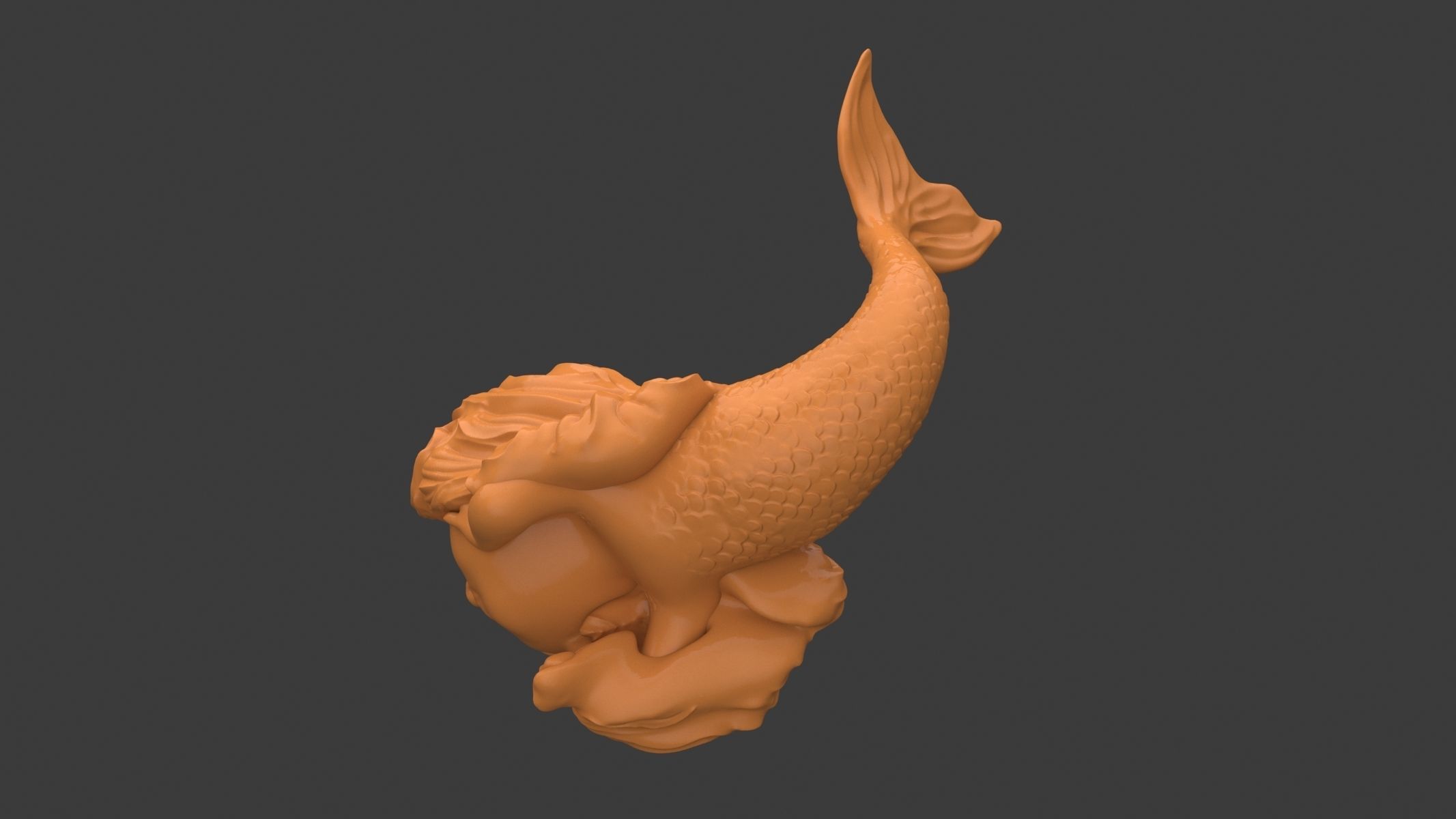 Mini Mermaid 3D model 3D printable | CGTrader