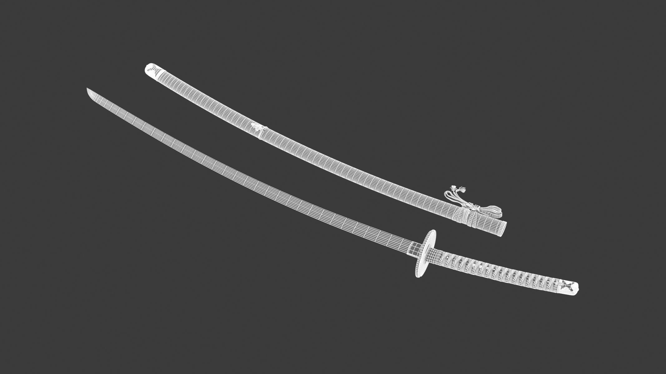 Tachi Sword 3D model | CGTrader