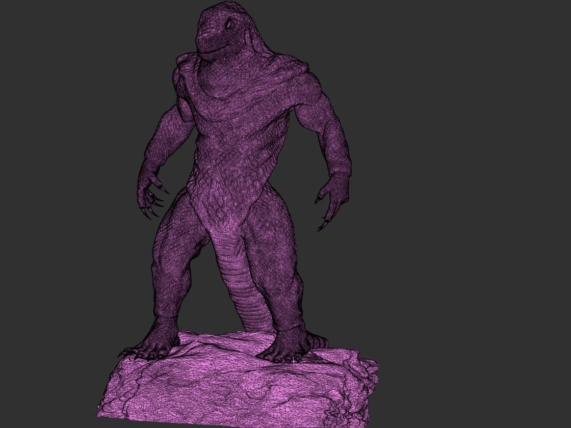 Lizardman 3d print model 3D model | CGTrader