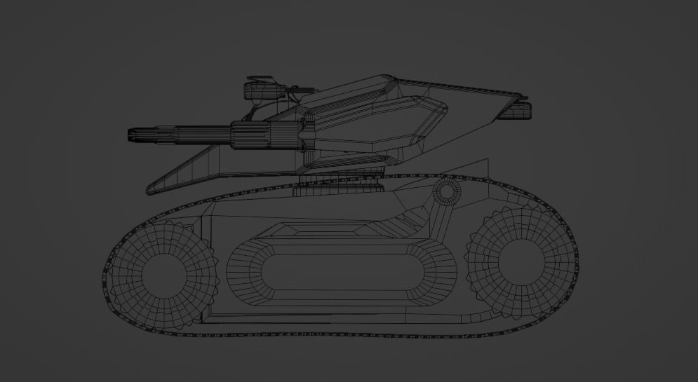 Cyber Tank 3D model animated | CGTrader