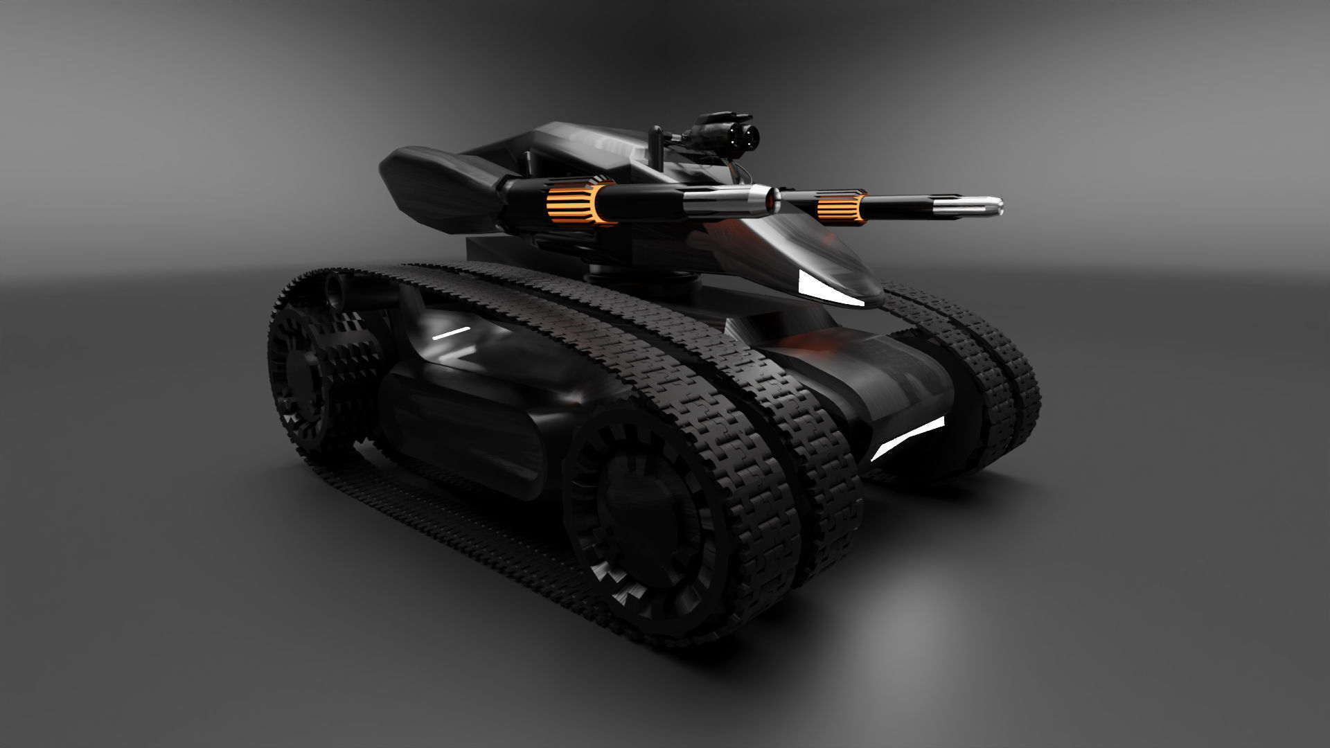 Cyber Tank 3D model animated | CGTrader