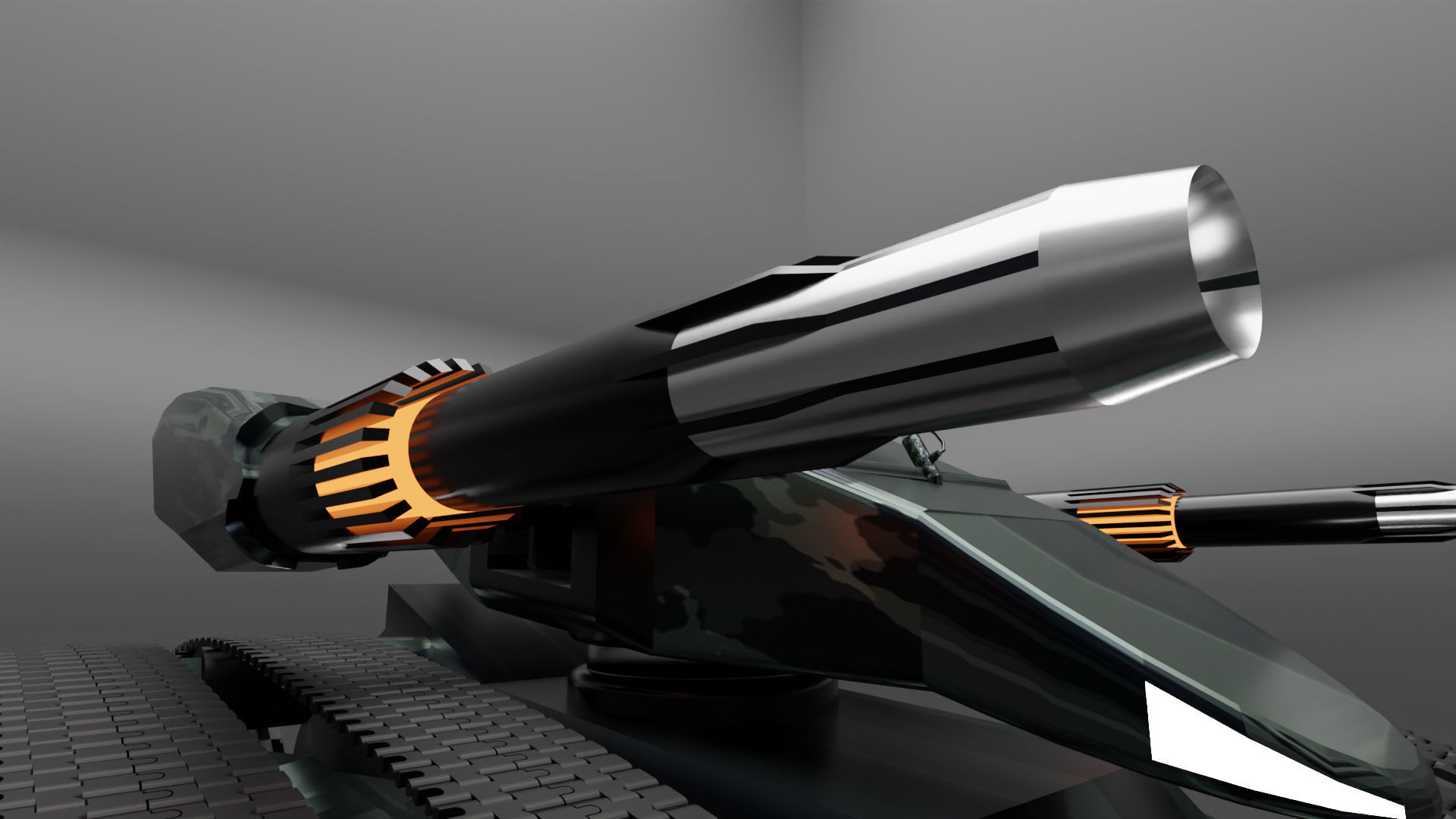 Cyber Tank 3D model animated | CGTrader