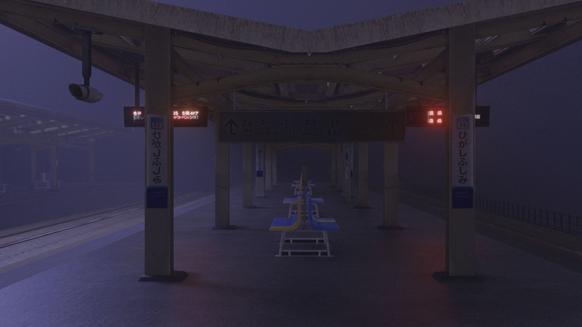 3D model Train Station Environment Modelling VR / AR / low-poly | CGTrader