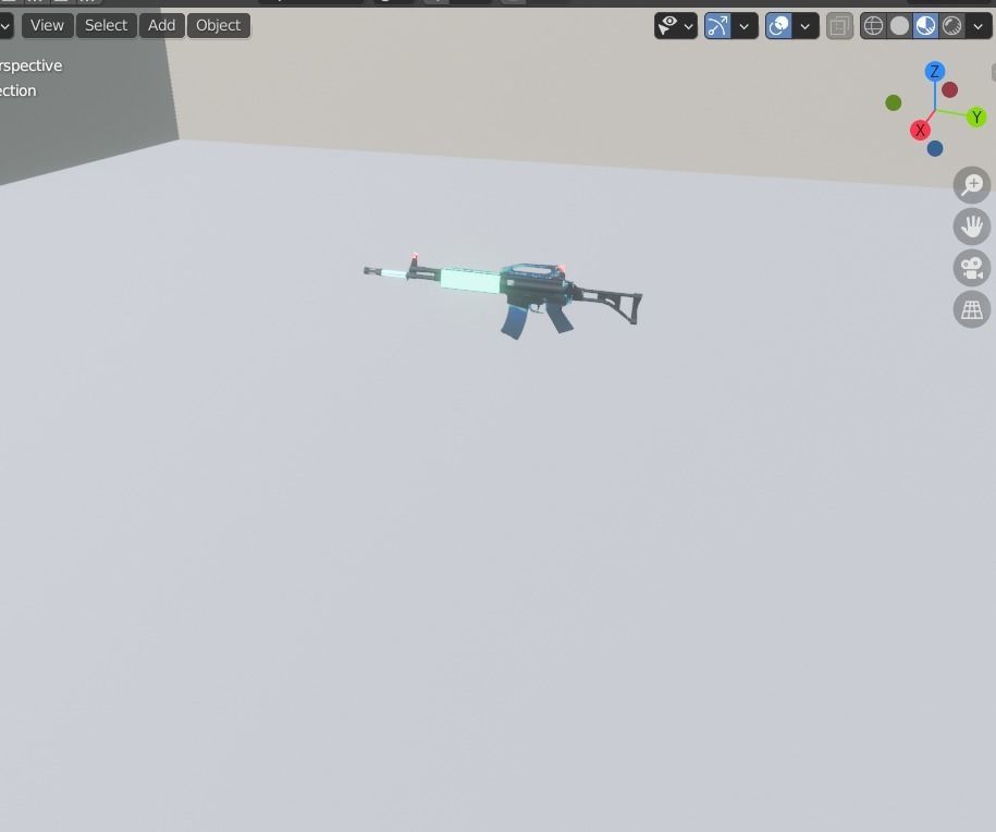 Assult Rifle F-type skin 3D model | CGTrader