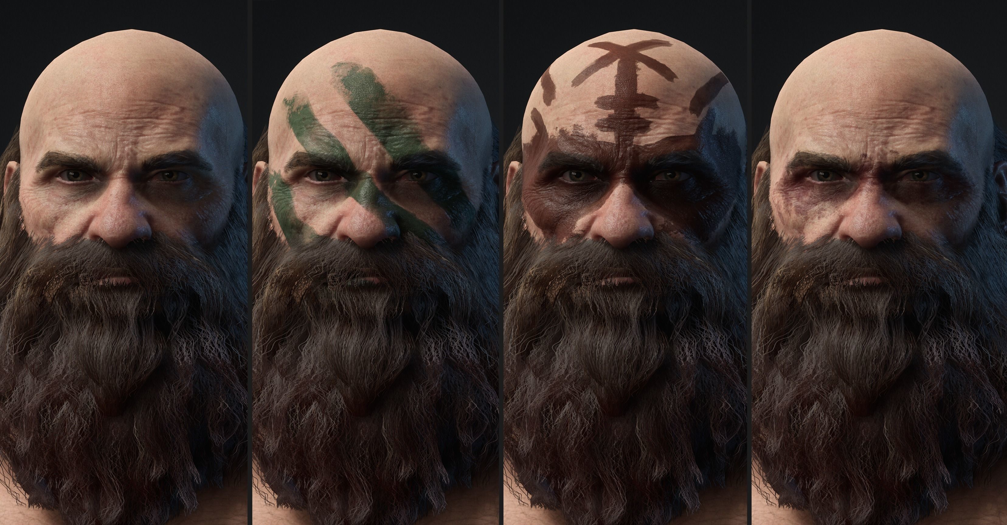 3D model Dwarf Game Ready Low-poly 3D model VR / AR / low-poly rigged ...