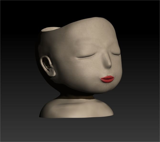 vase woman 3D model 3D printable | CGTrader