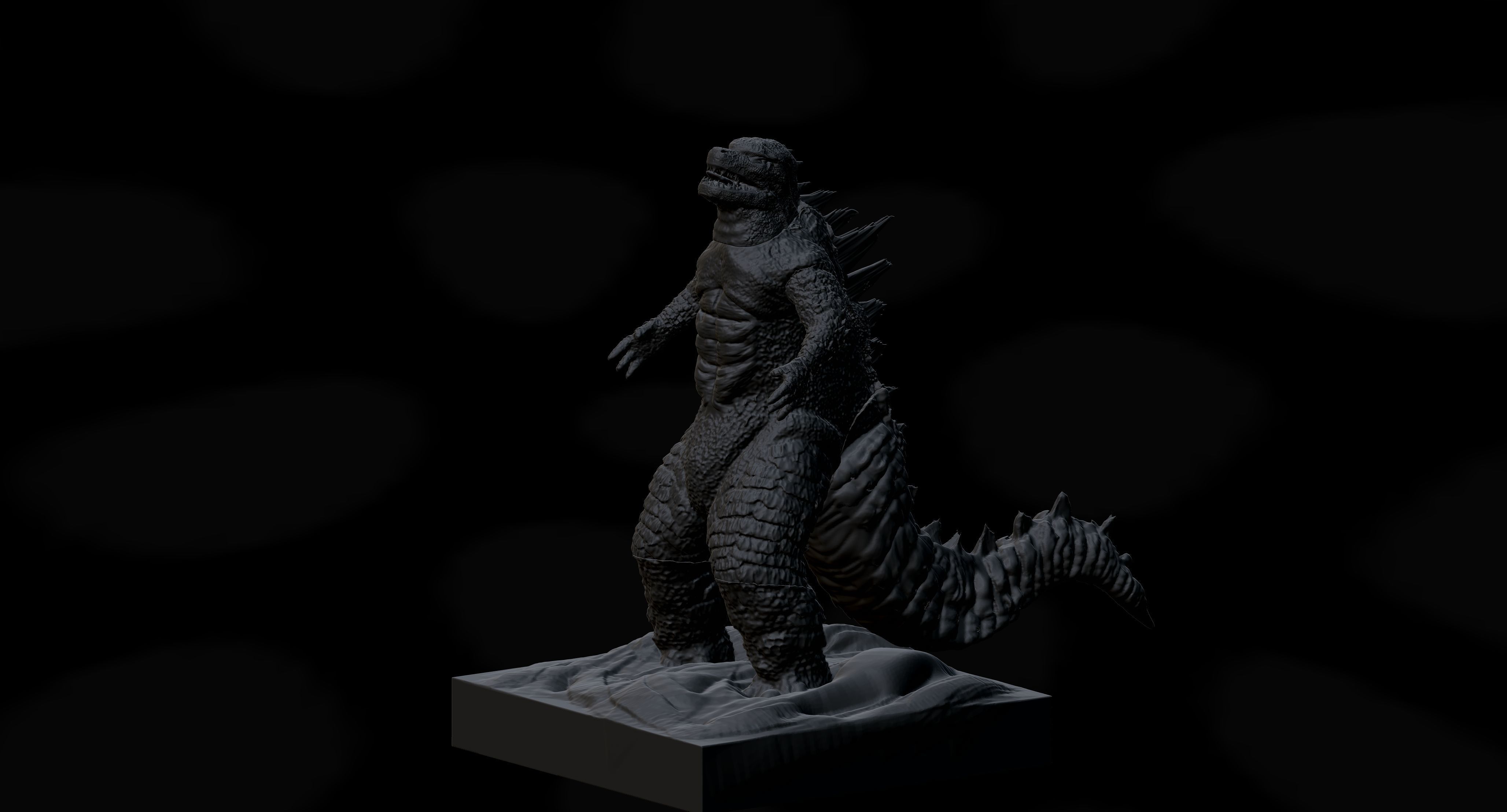 godzilla model for 3d printing 3D model 3D printable | CGTrader