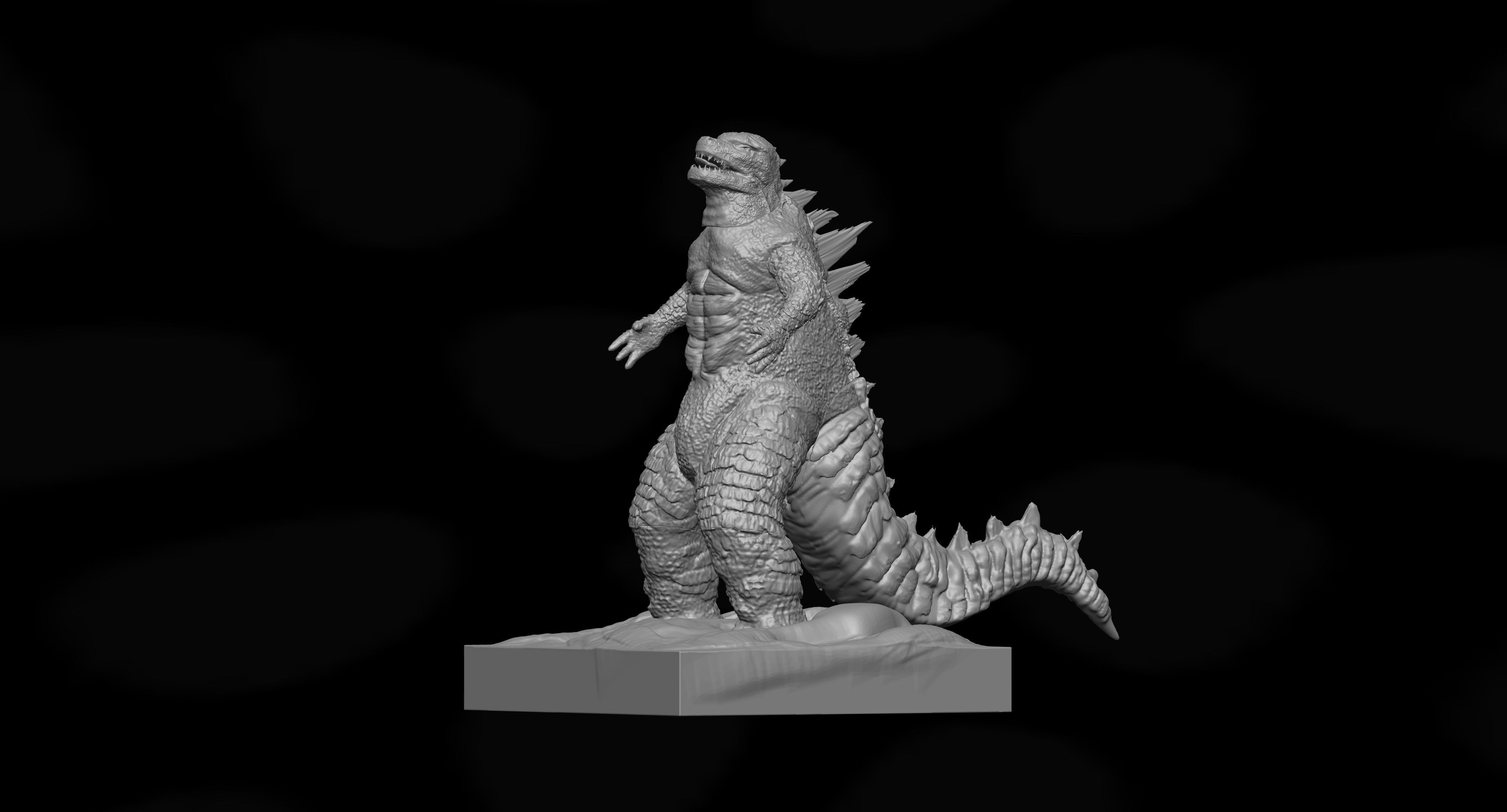 godzilla model for 3d printing 3D model 3D printable | CGTrader