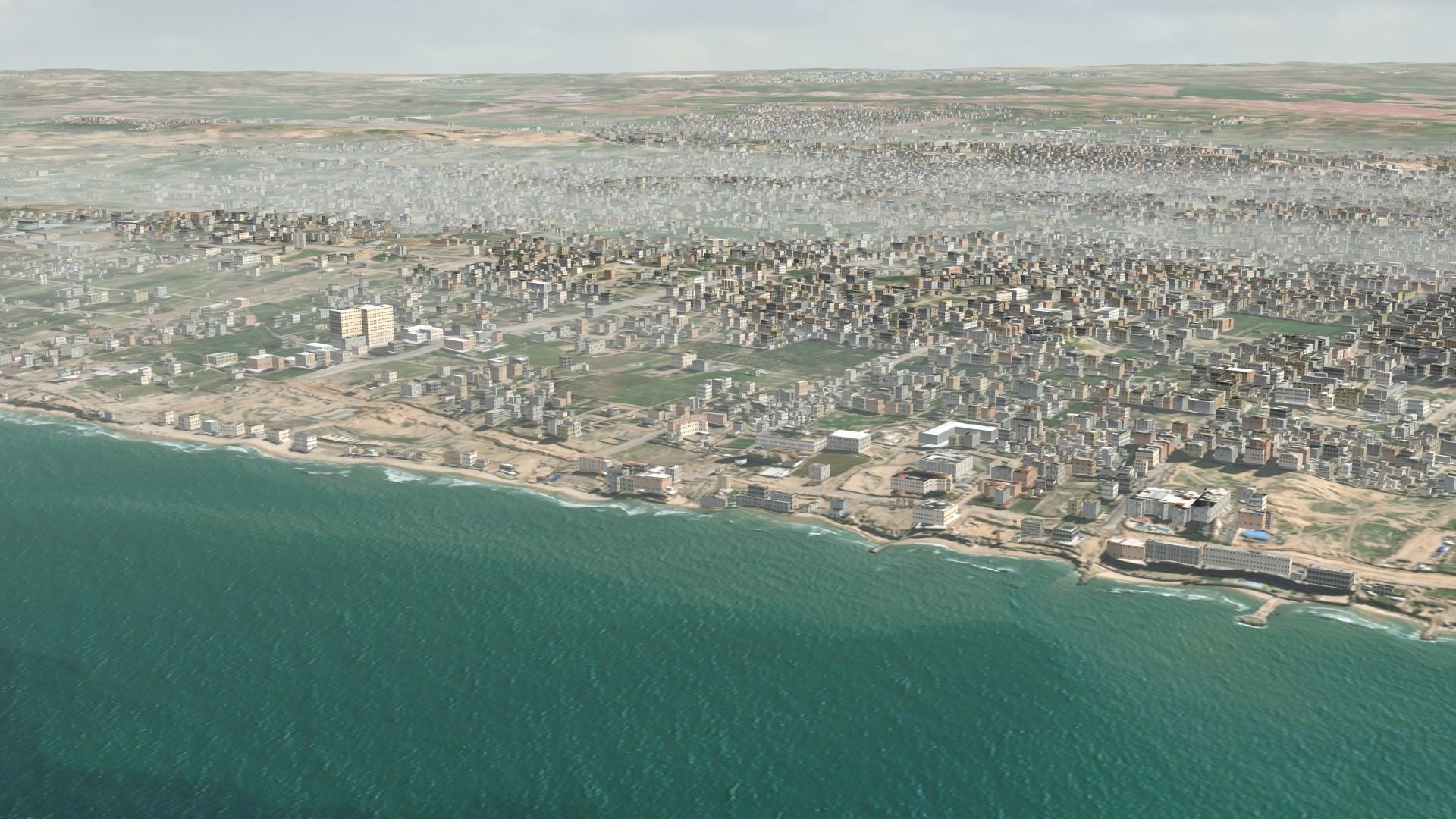 3D model Gaza Strip VR / AR / low-poly | CGTrader