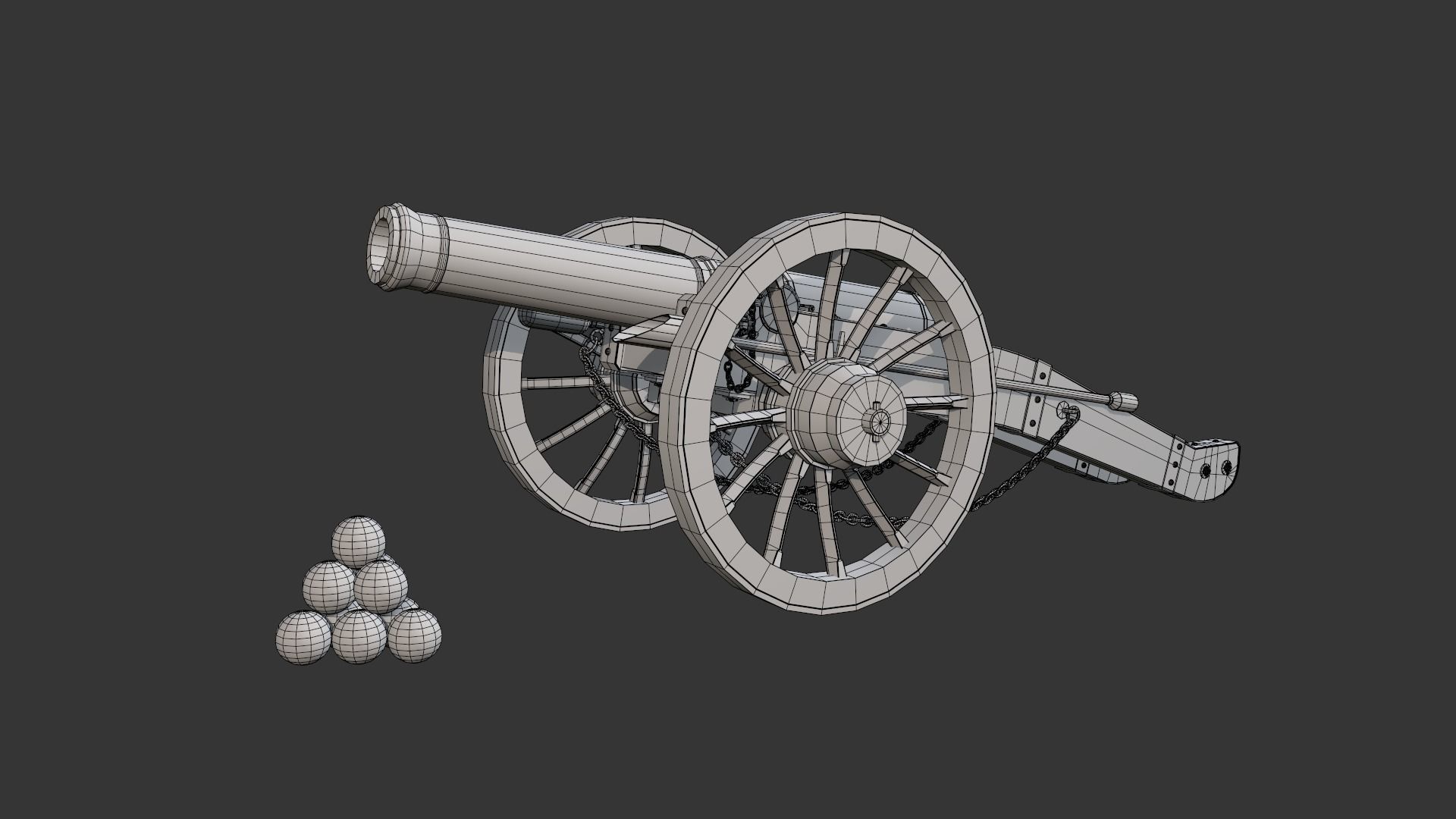 Cannon Ground 3D model | CGTrader
