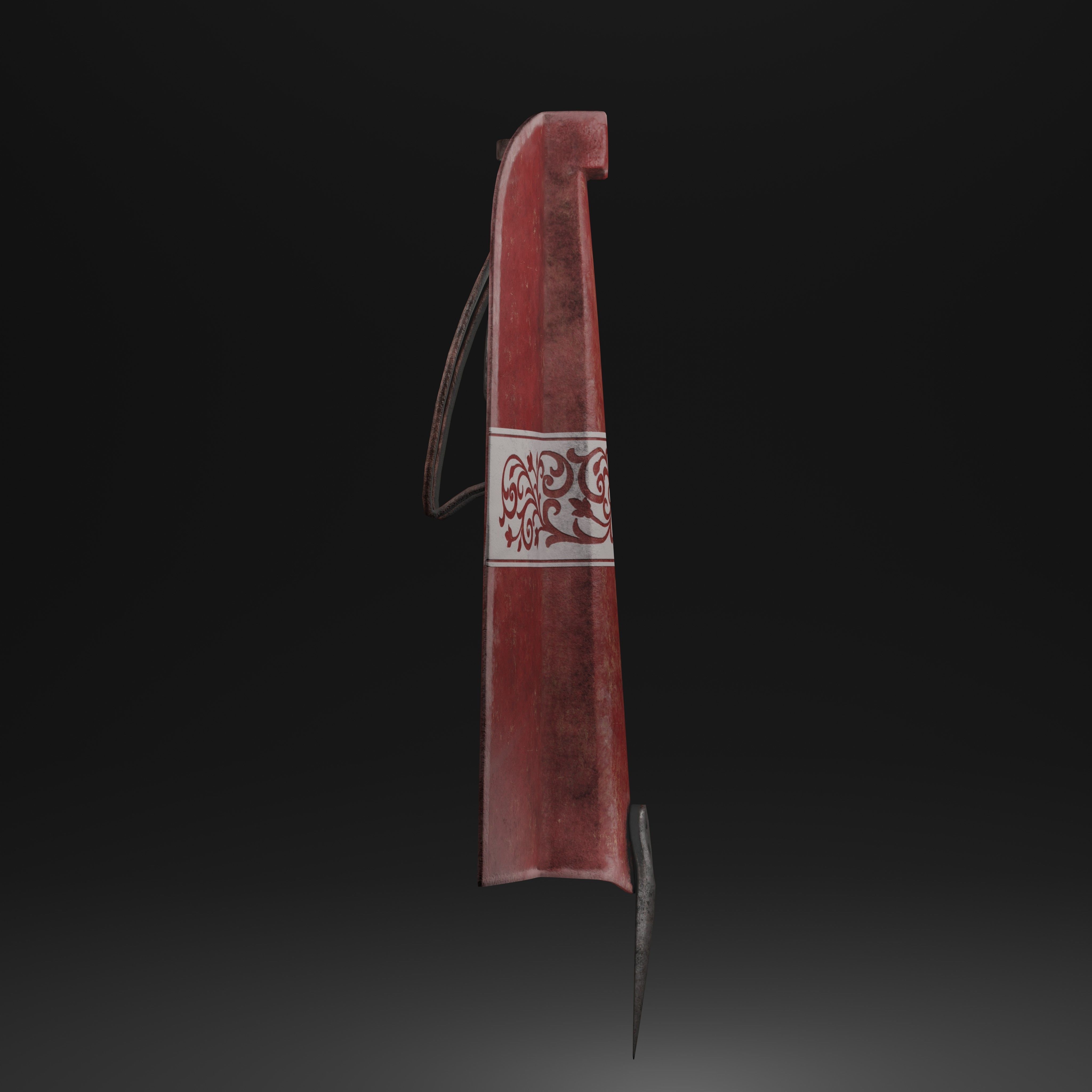 3D model Pavise Medieval Shield VR / AR / low-poly | CGTrader