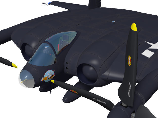 XF5U flying pancake 3D model | CGTrader