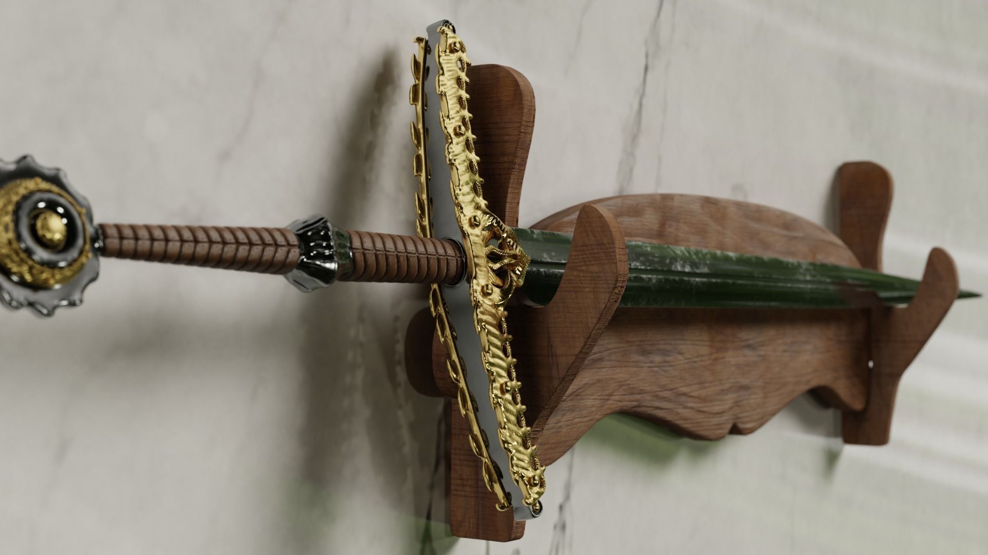 Highly Detailed Sword 3D model | CGTrader