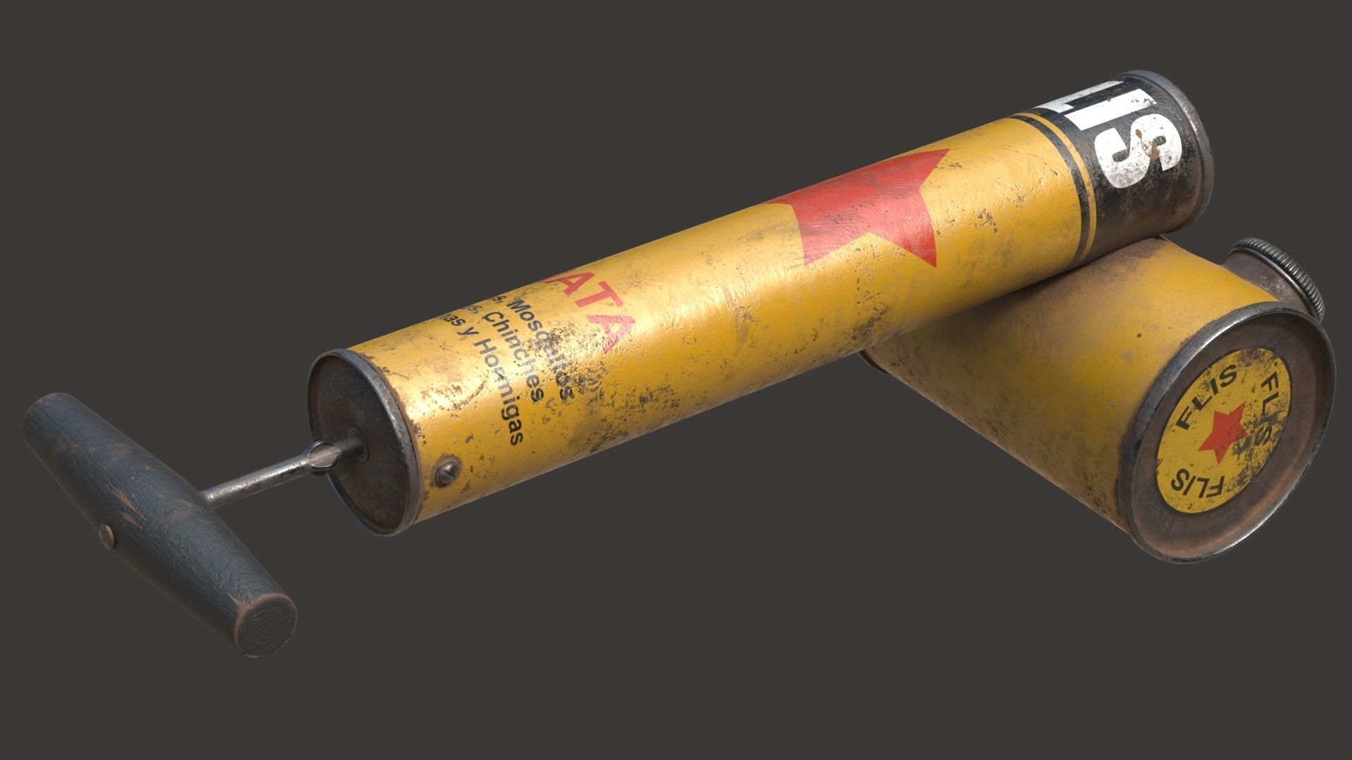 Vintage Insecticide Sprayer 3D model | CGTrader