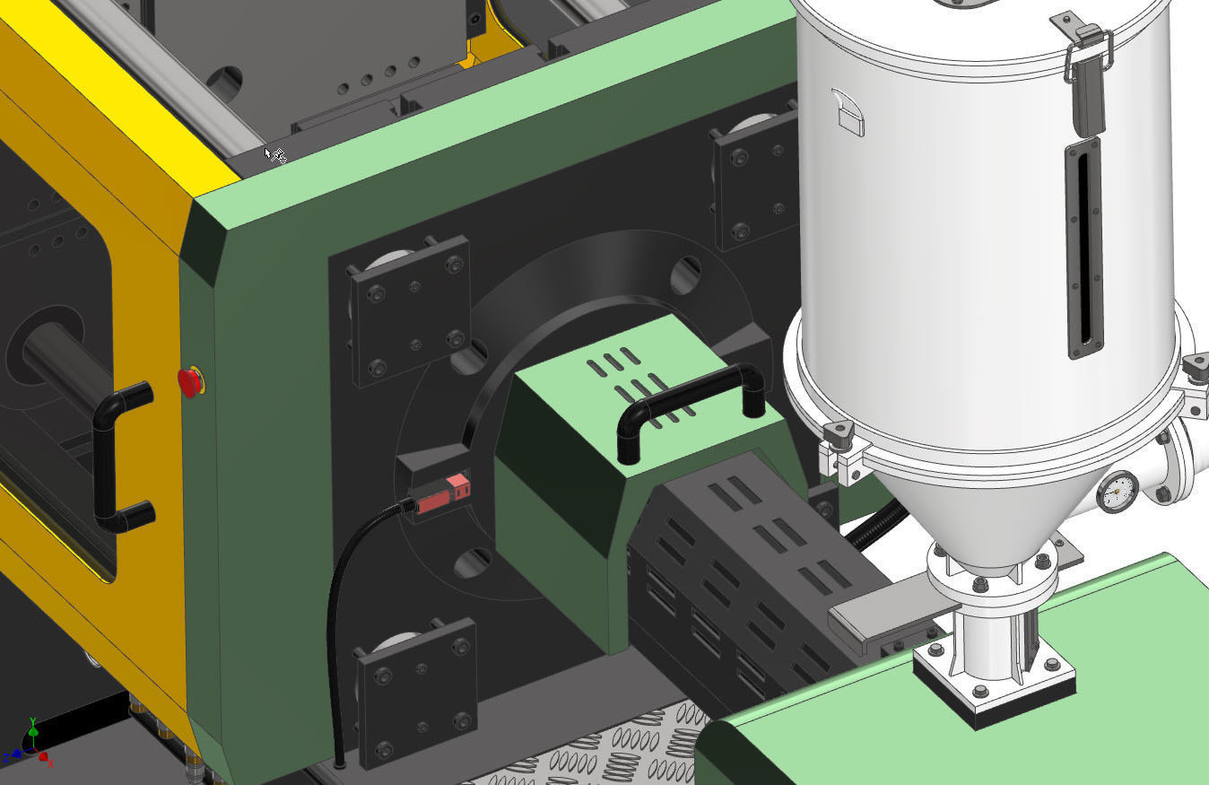 Injection Mold Machine 3D model | CGTrader